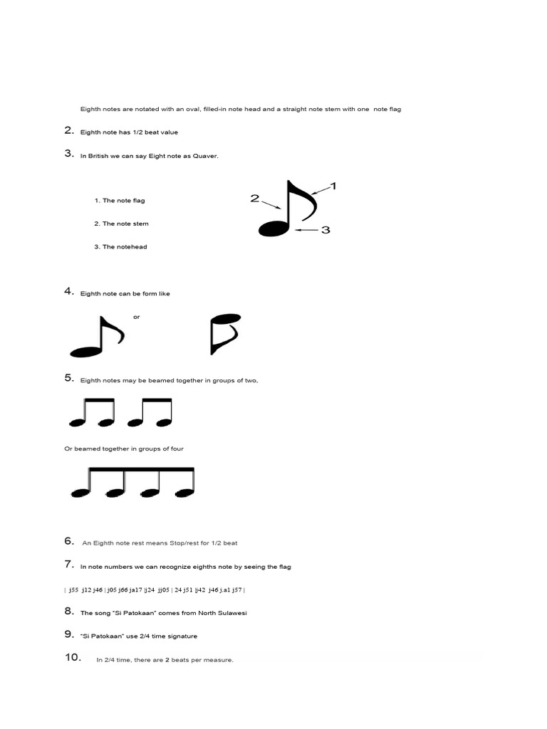 Music Summary Primary 3 | PDF