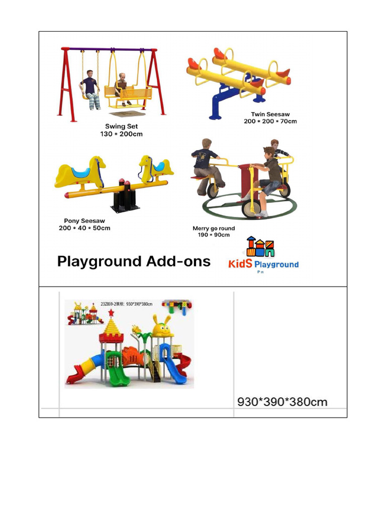 Childrens Playground List | PDF
