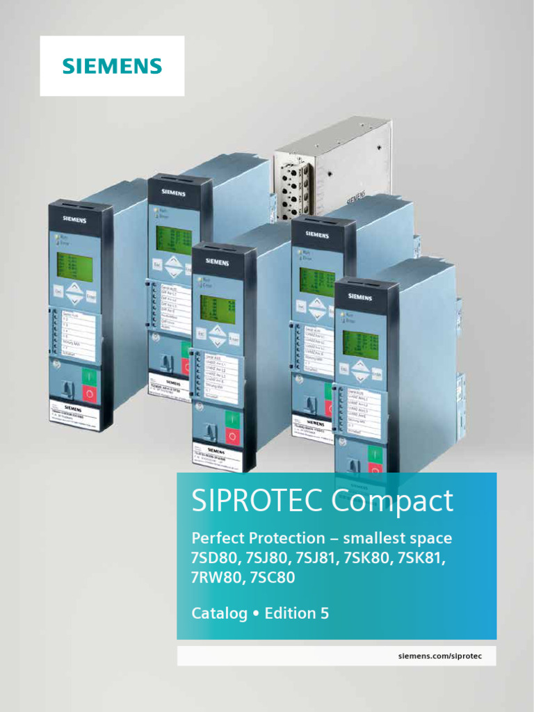 Siprotec Compact Catalog en | PDF | Ethernet | Automation