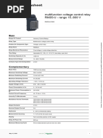 RM22TR33 3-Phase Control Relay Specs | PDF | Relay | Alternating Current