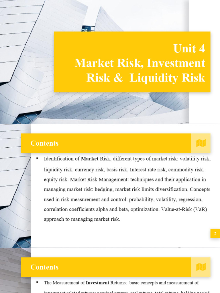 RFS PPT C4 | PDF | Financial Risk | Investing