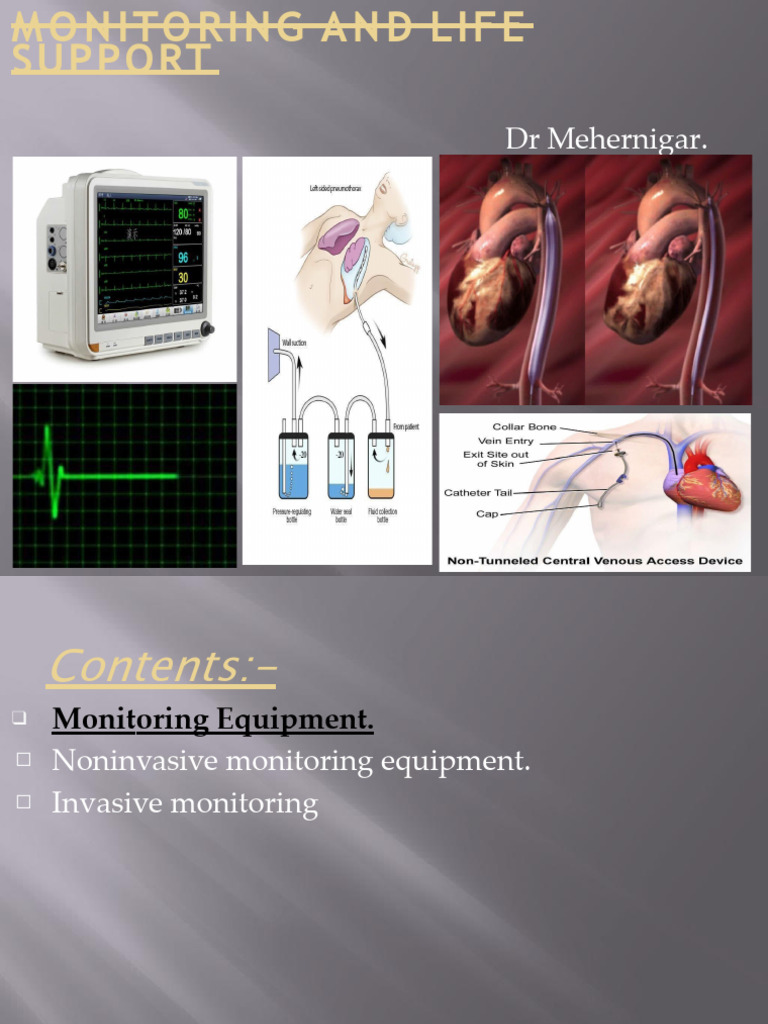 Monitoring Life Support | Download Free PDF | Vein | Atrium (Heart)