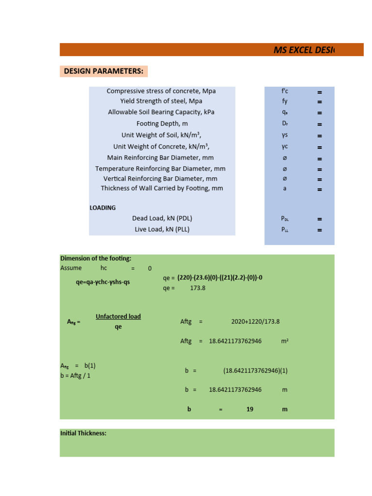 Wall Design Program | PDF | Strength Of Materials | Solid Mechanics
