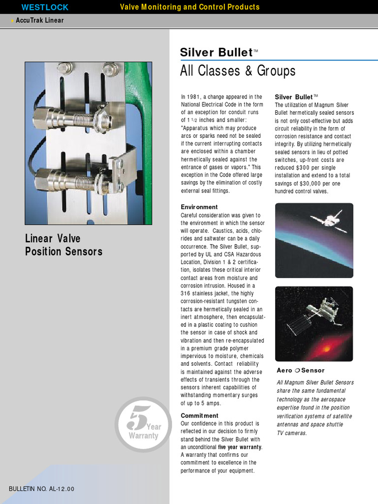 AccuTrak Silver Bullet | PDF | Switch | Corrosion