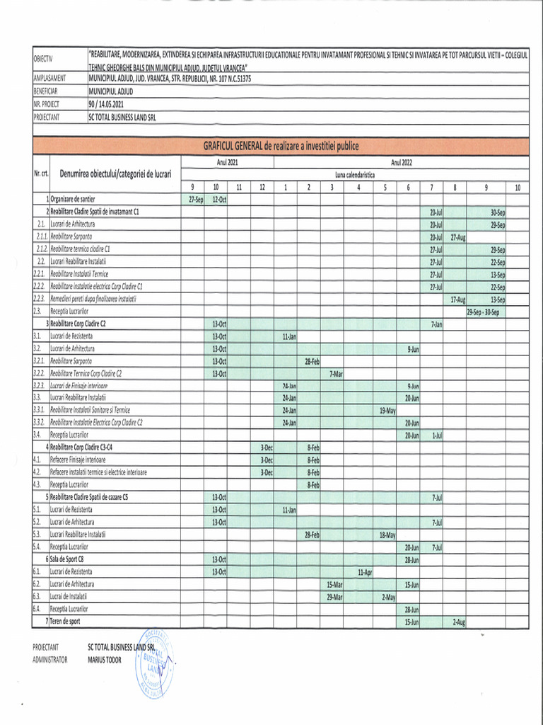 0103_FORMULAR F6 - GRAFIC EXECUTIE | PDF