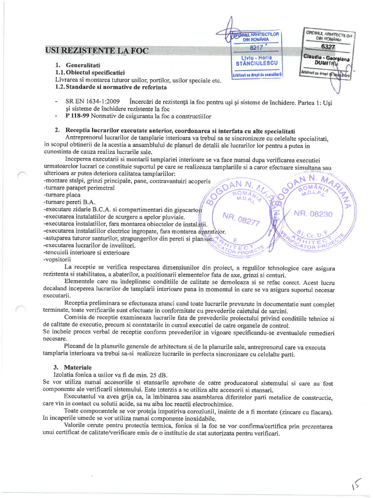 0102 - 4 - Caiet Sarcini Arhitectura | PDF