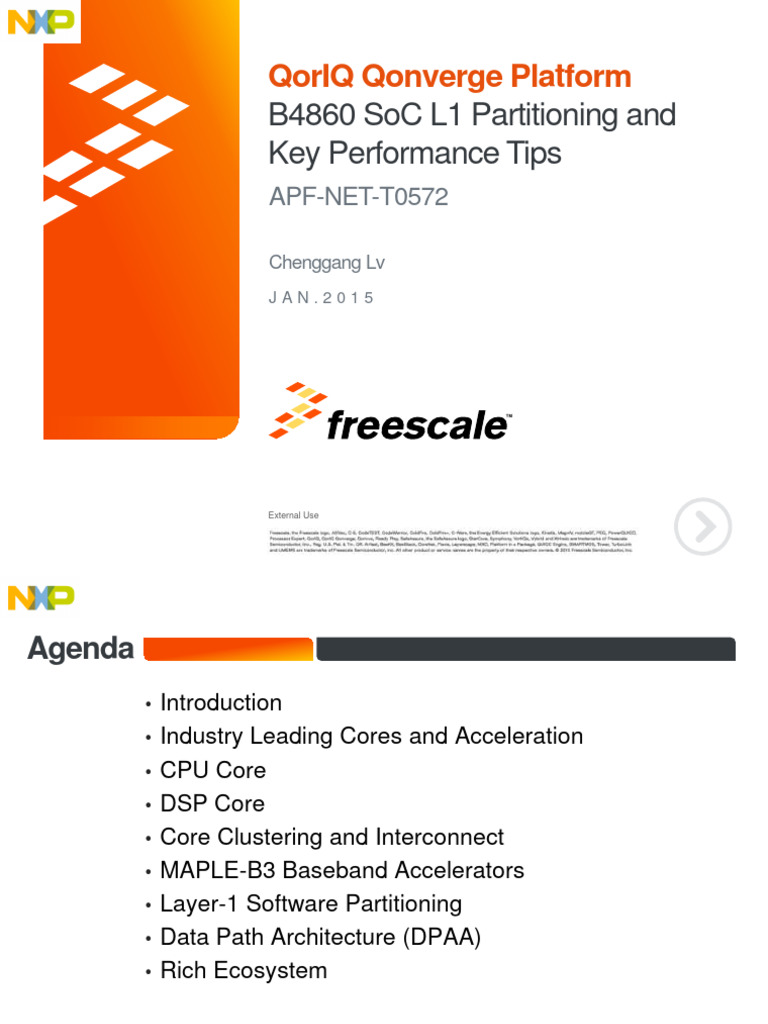 B4860 SoC L1 Partitioning and Performance Tips | PDF | Cpu Cache | Multi Core Processor