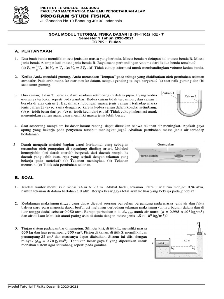 SOAL Modul 07 Fidas IB - 2020-2021 | PDF