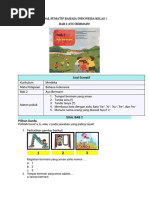 Soal Sumatif B.indo Kelas 1 Bab 3 Awas Kuman | PDF