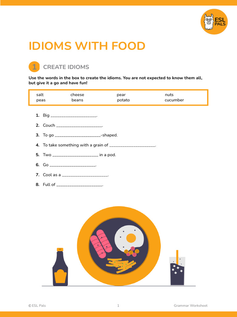(SV - B2-C1) Idioms - Food | PDF | Idiom
