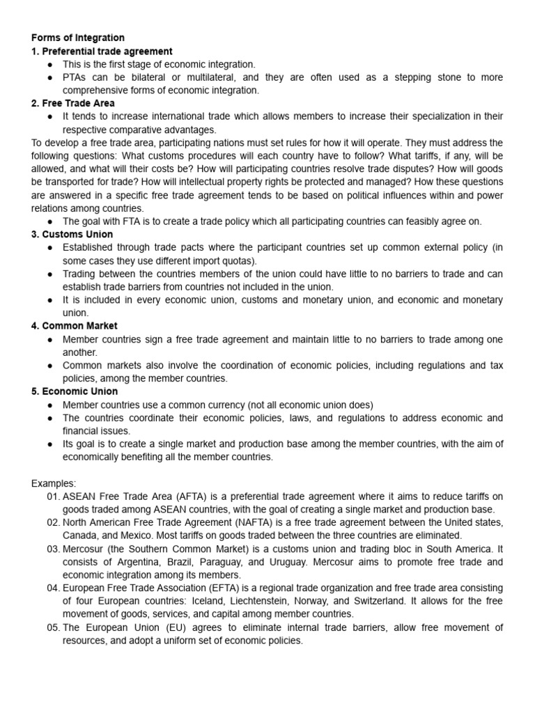 Market Integration Bio Script | PDF | European Union | Asean Free Trade Area