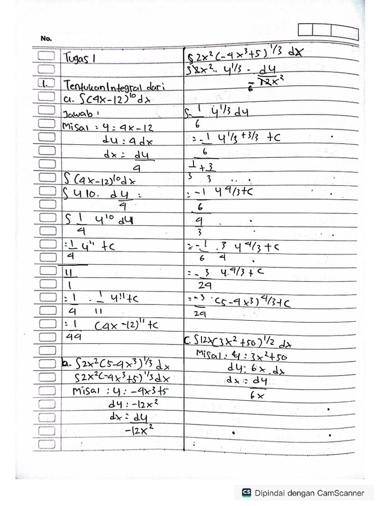 2024 - MOHAMMAD ISMAIL GANI - 202344500213 - Kalkulus 2 | PDF