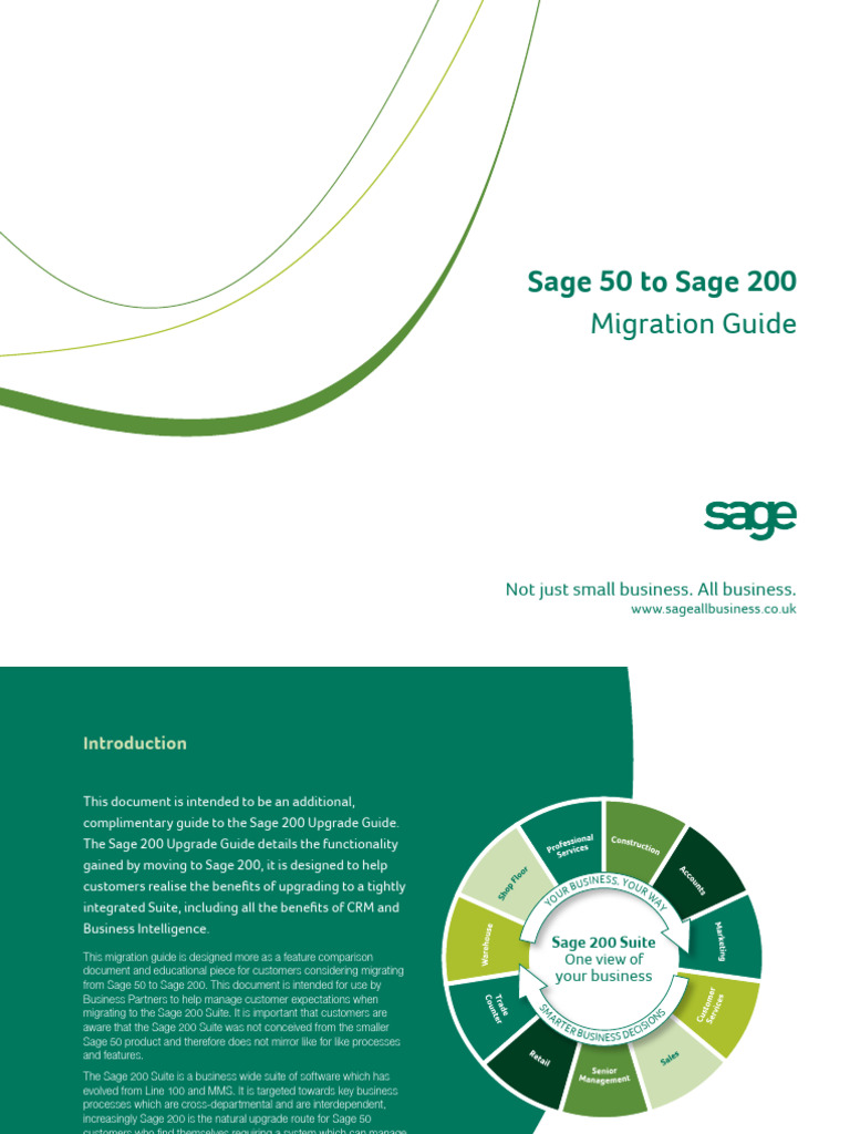 Sage 50 to Sage 200 Migration Guide | PDF | Receipt | Invoice
