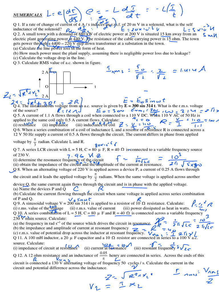 Ac New | PDF | Electrical Impedance | Electrical Network