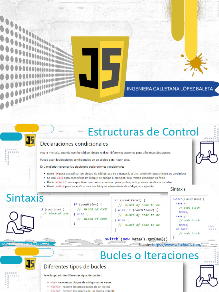 Estructuras de Control y Funciones | PDF | Flujo de control ...