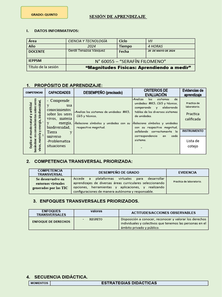 As Magnitudes Fisicass GERDIL 20 DE MAYO 5° | Descargar gratis PDF ...