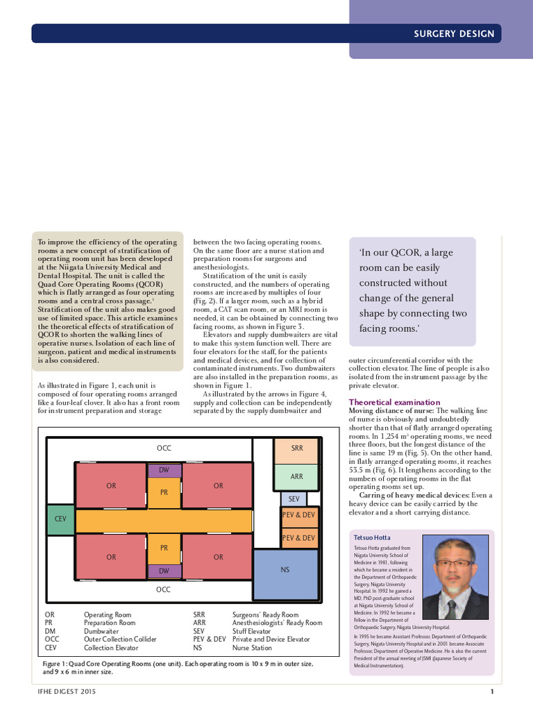 A New Concept of Operating Room Stratification | PDF | Operating ...