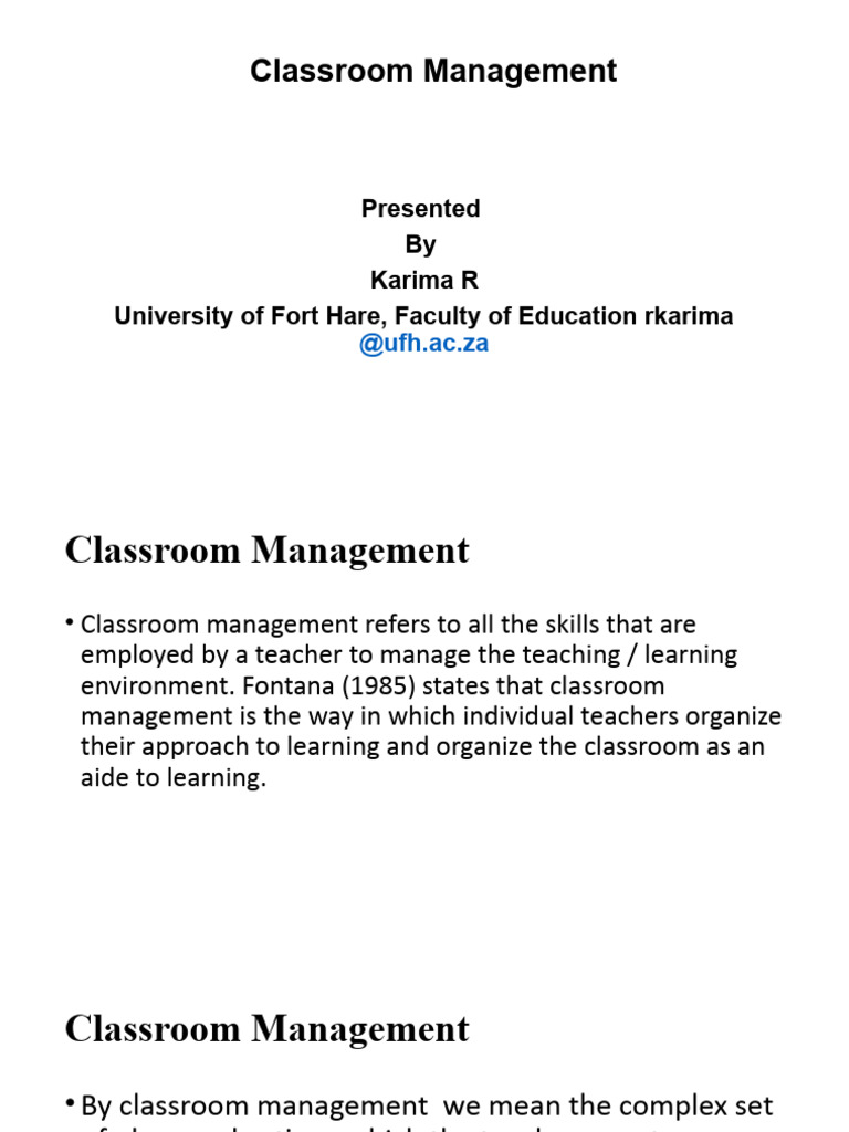 2024 ACM 411 Ensuring Effective Classroom Management by Managing ... 2024 ACM 411 Ensuring Effective Classroom Management by Managing ...