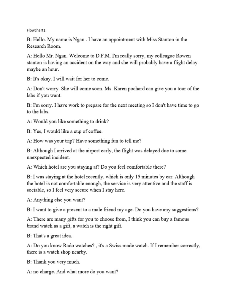 Flowchart | PDF | Waiting Staff | Restaurants