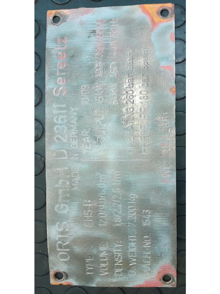 ORTS Grab EHS-B Name Plate MVI | PDF