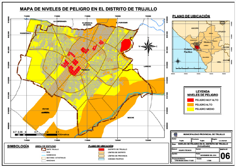 PDF Mapa Niveles de Peligro Tru Compress | PDF