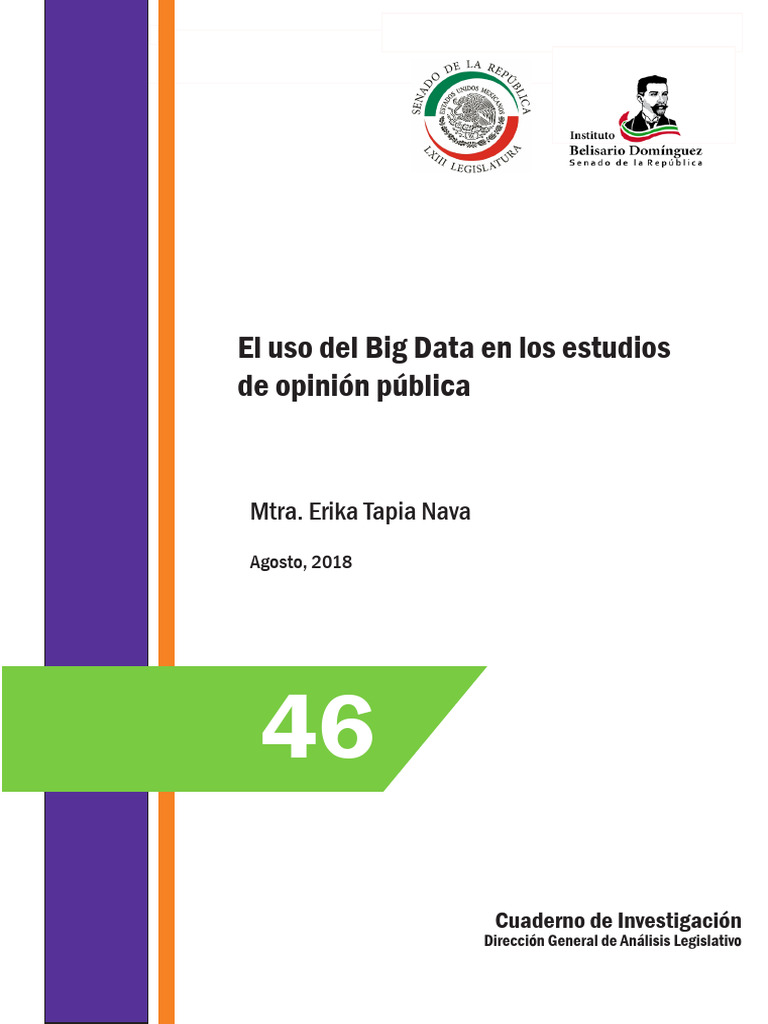 1 El Uso Del Big Data en Los Estudios de Opinión Pública | PDF | Big ...