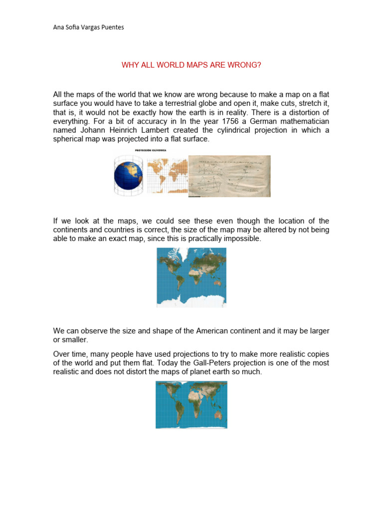 Why All World Maps Are Distorted | PDF | Social Science | Travel