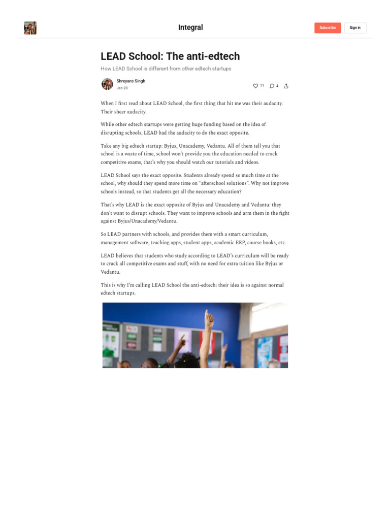 article_2 | PDF | Educational Technology | Startup Company