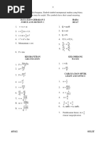 Formula Addmath SPM KSSM | PDF