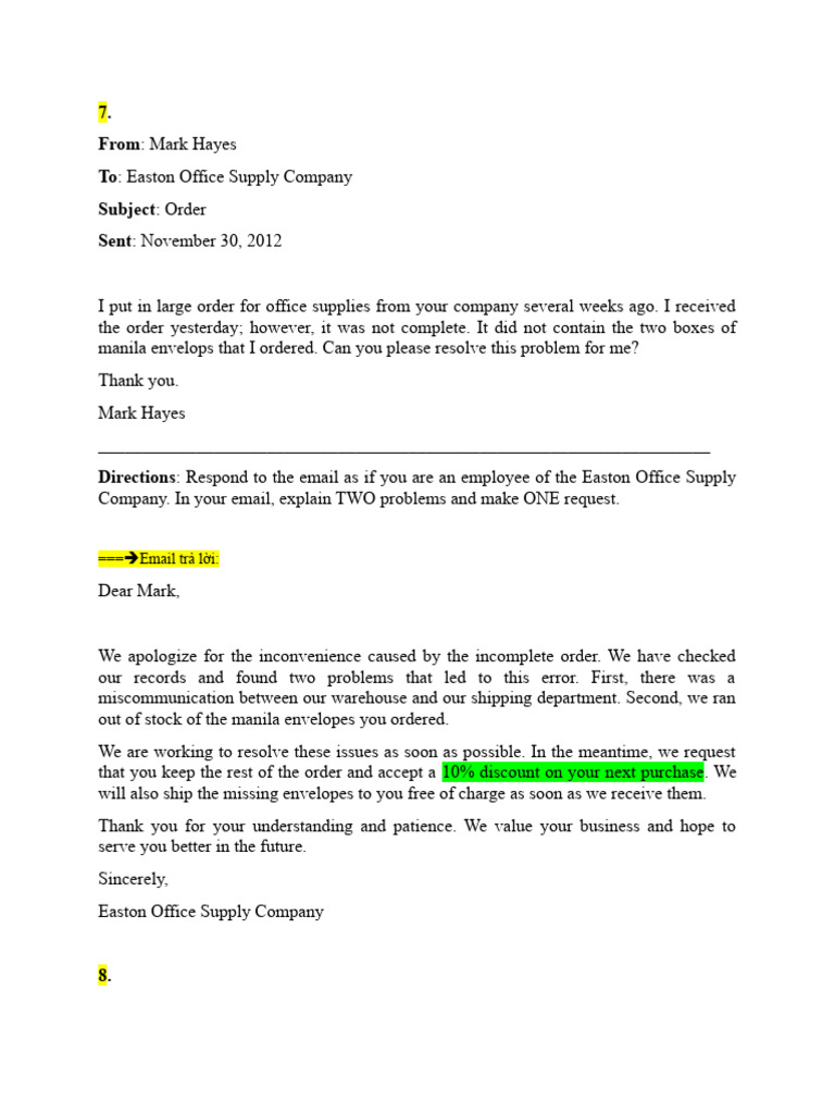 Toeic Writing | PDF | Museum | Cognition