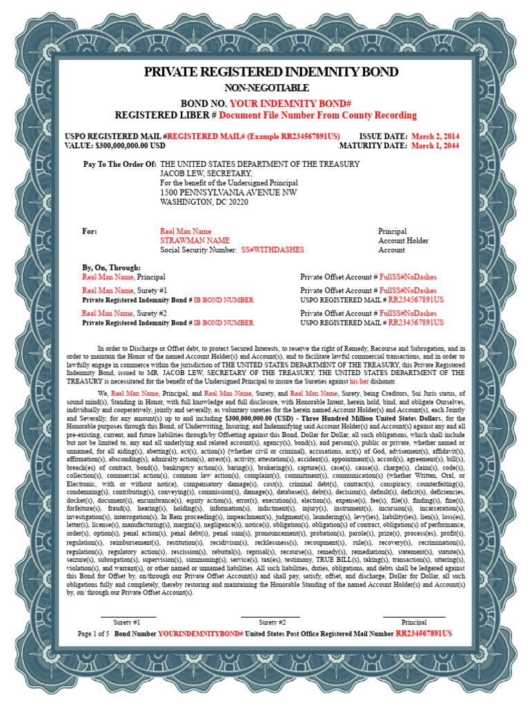 Indemnity Bond | PDF | Surety | Subrogation