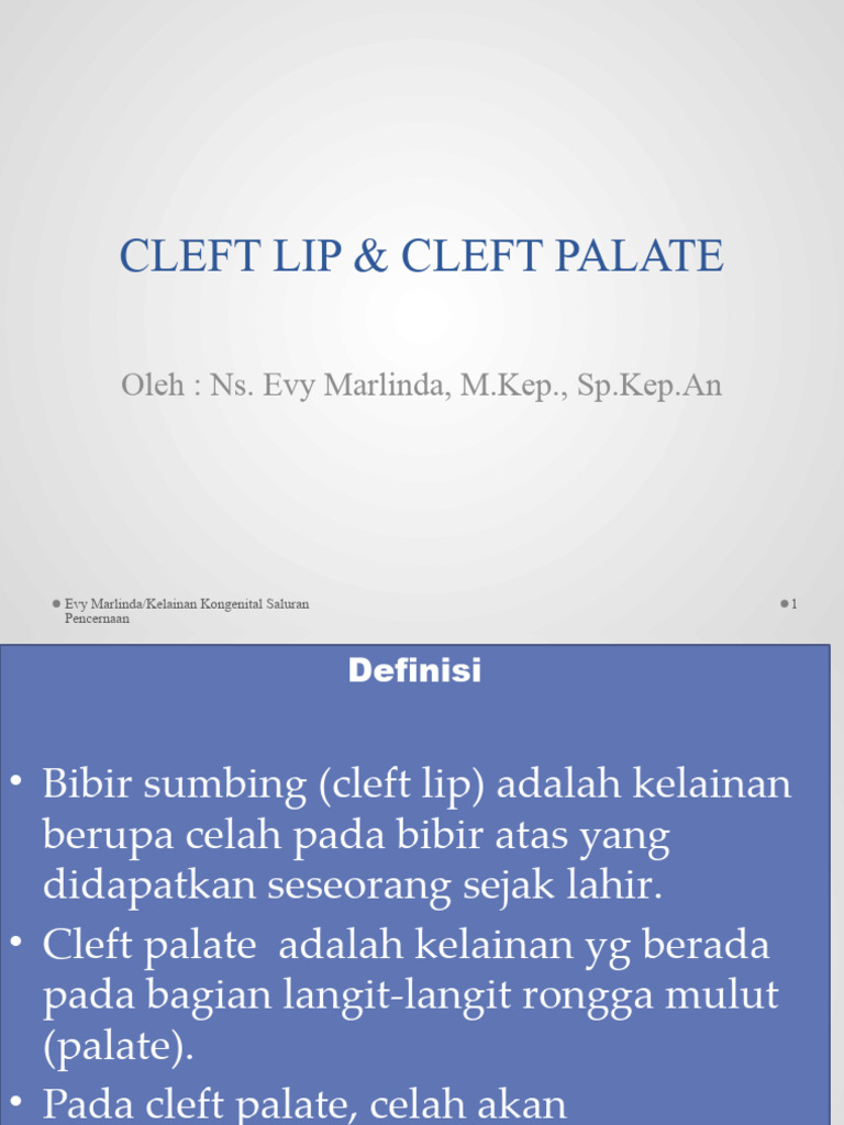 Cleft Lip & Cleft Palate | PDF