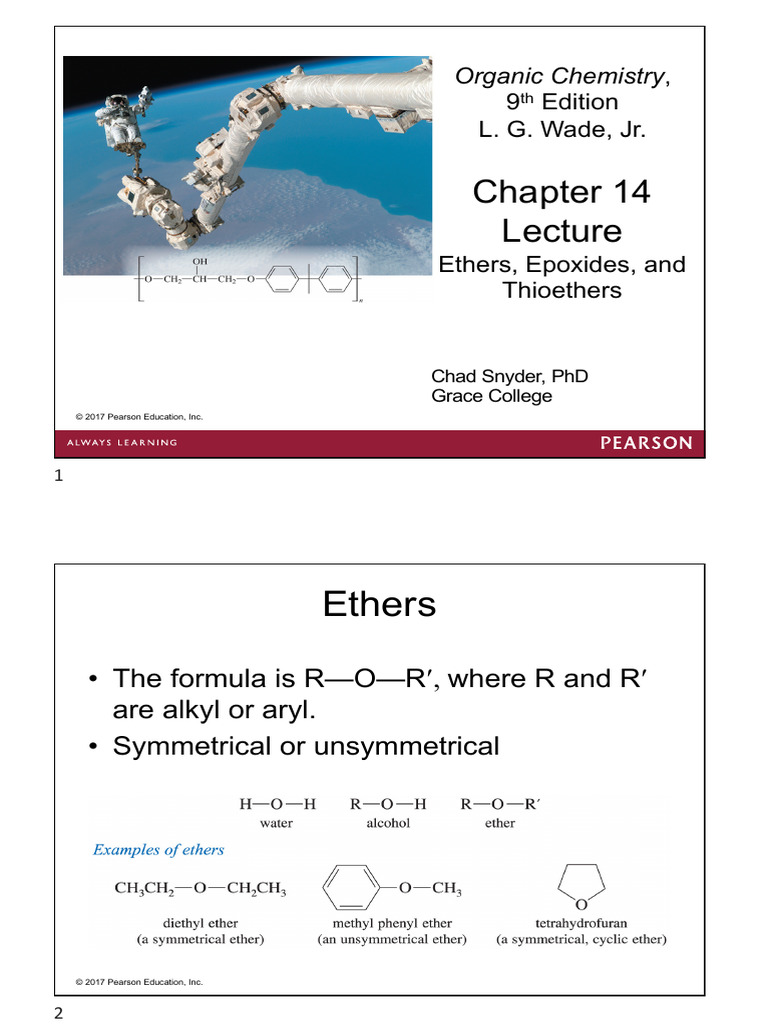 Clases 13 Capítulo 14 | Download Free PDF | Ether | Chemistry