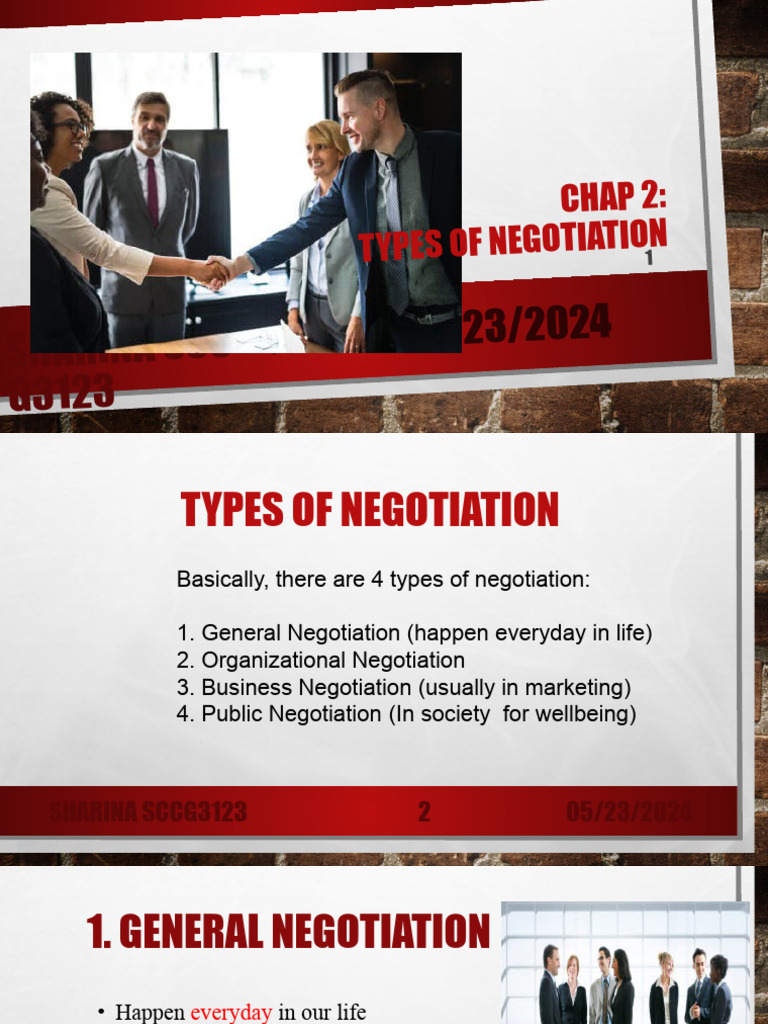 Types of Negotiation Explained | PDF | Negotiation | Goal