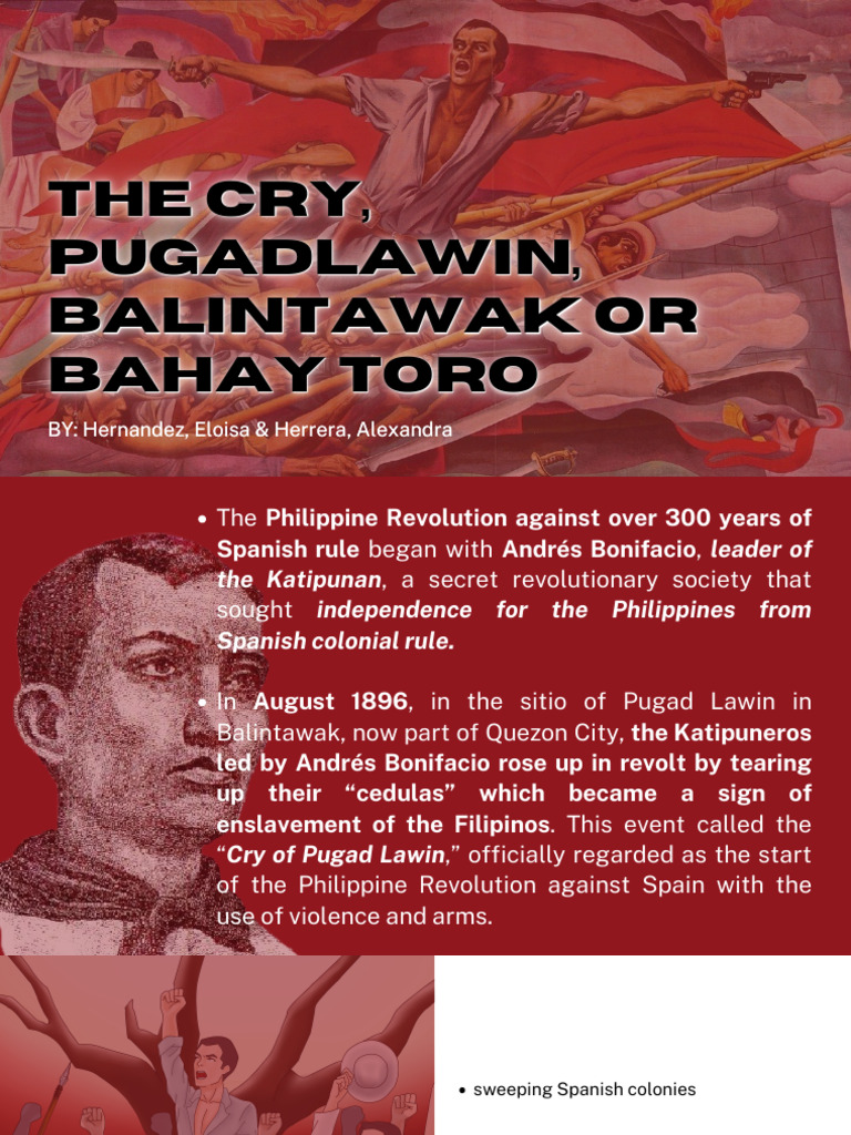 The Cry of Pugad Lawin: Revolution Origins | PDF | Spanish East Indies ...