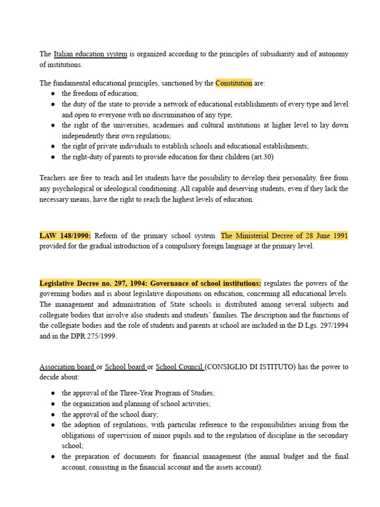SCHOOL LAWS | PDF | Educational Assessment | Teachers