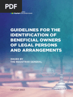SSM Guidelines on Beneficial Ownership | PDF | Partnership | Ownership