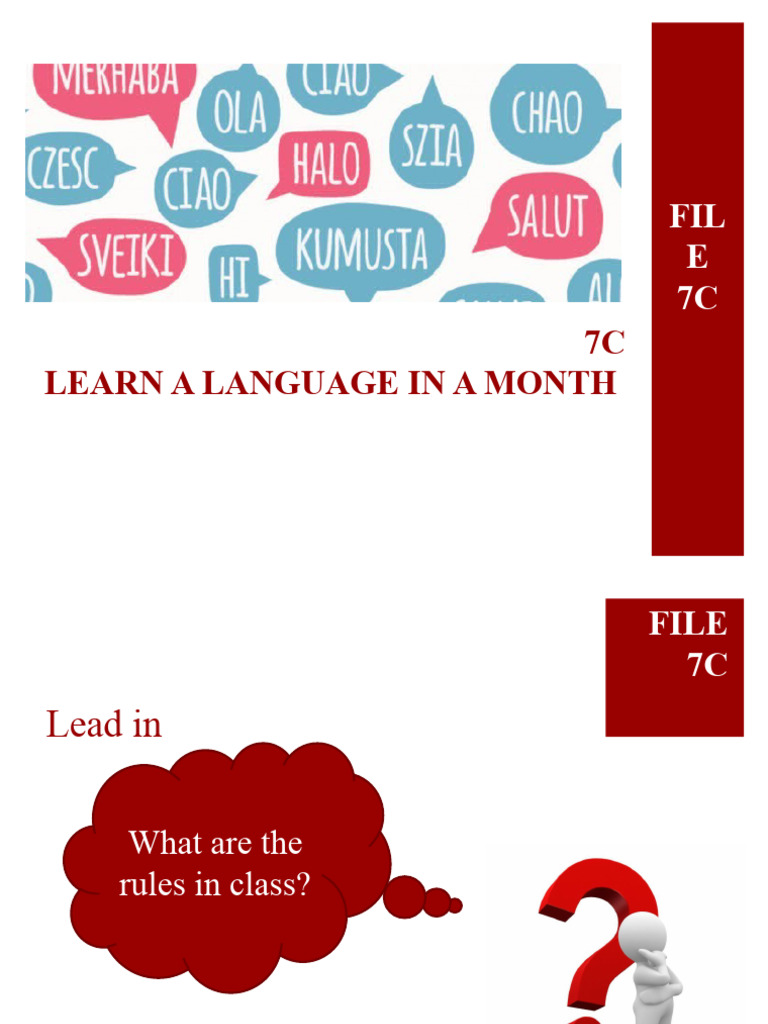 Ef2 - Unit 7c | Pdf | English Language | Spanish Language