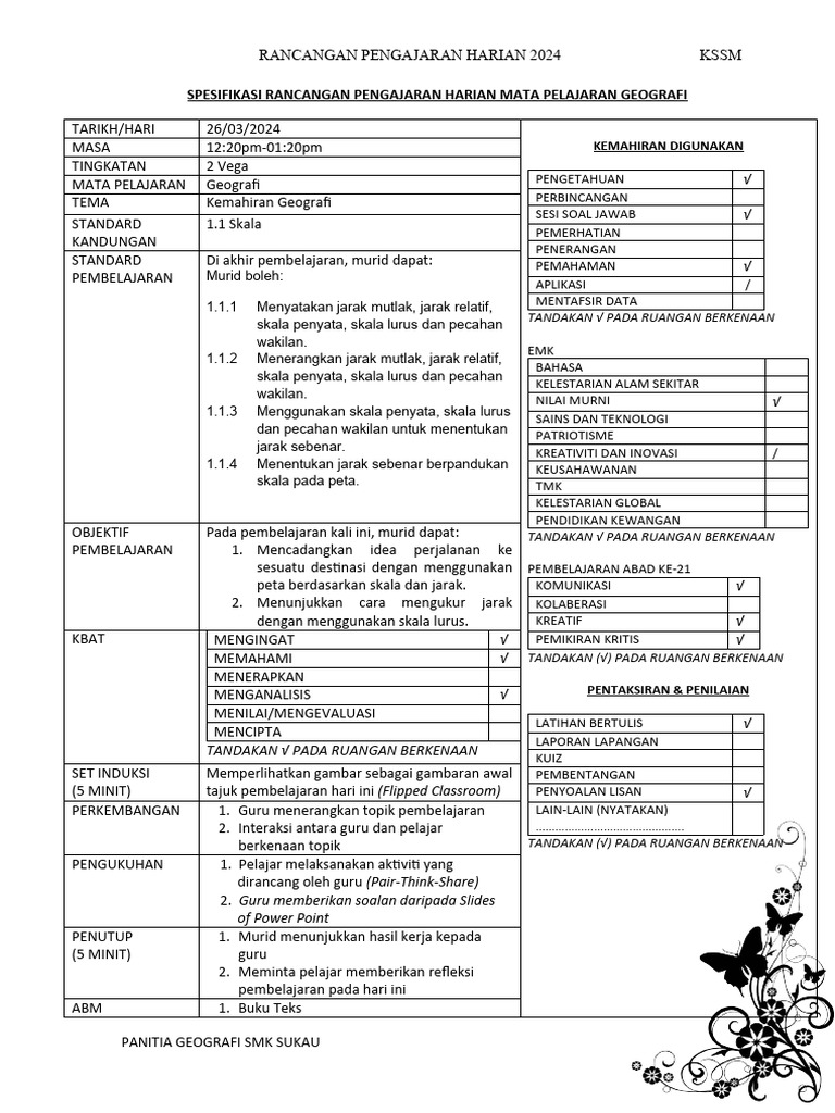 RPH Ringkas Geo | PDF