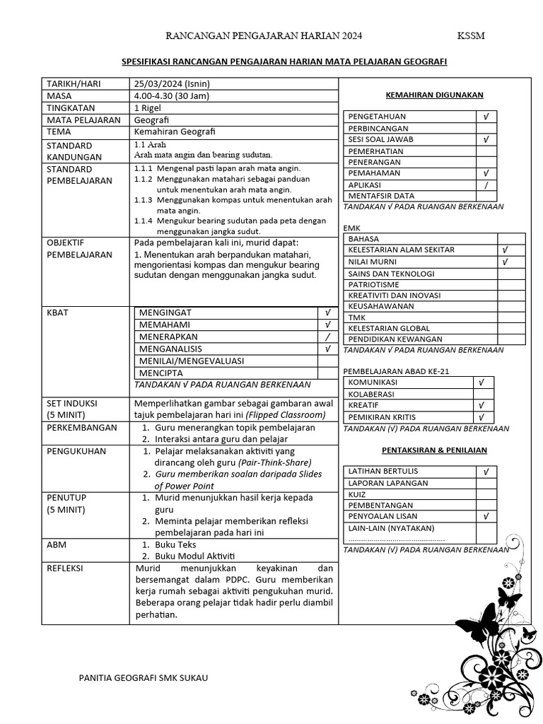 RPH Ringkas Geo | PDF