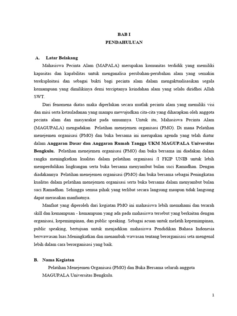 ISI LPJ Pmo Dan Bukber | PDF | Karier & Perkembangan | Seni