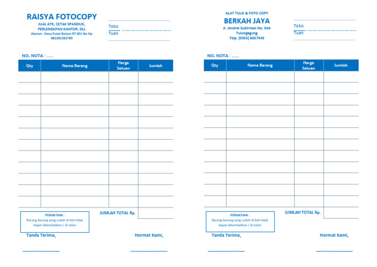 03 Contoh Nota Foto | PDF