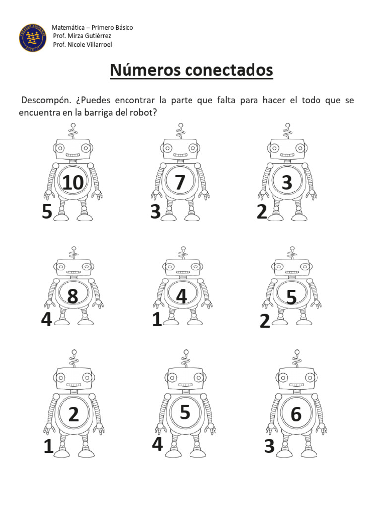 Tarea y Guía de Números Conectados | PDF