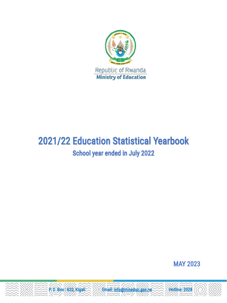 Education Statistical Yearbook 2021-22 | PDF | Teachers | Schools