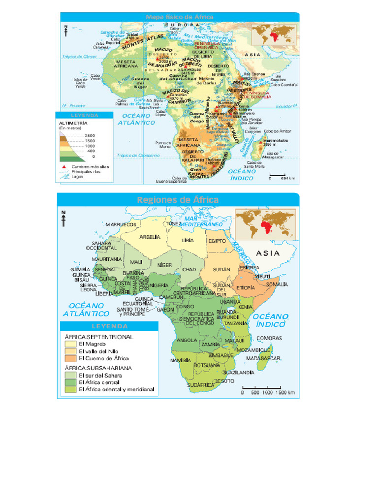 Mapa de Africa | PDF