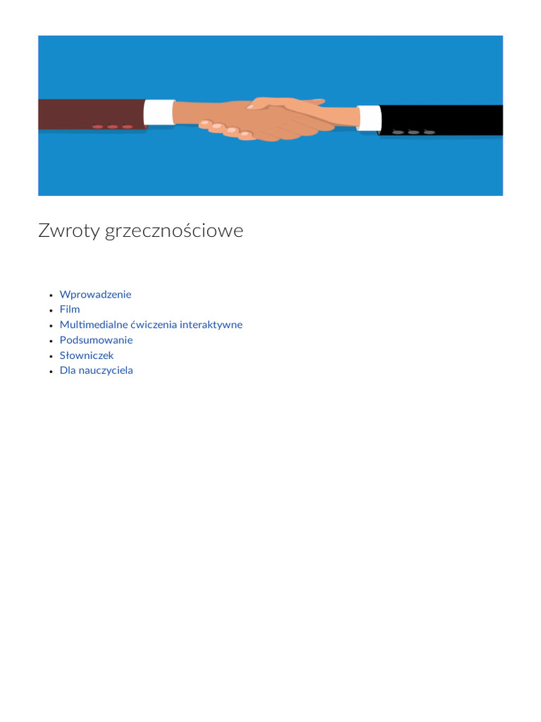 Zwroty Grzecznosciowe | PDF