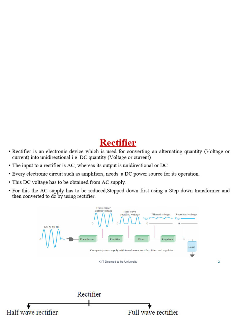 Rectifier | PDF | Rectifier | Diode