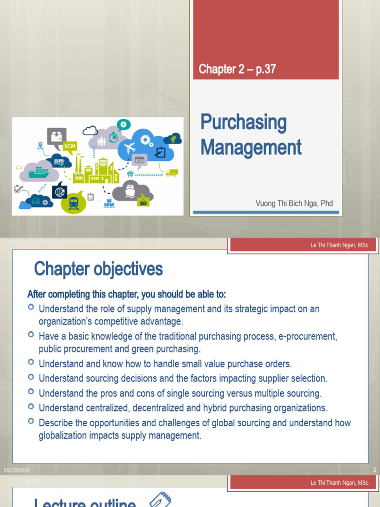 Supply Management and Purchasing Strategies | PDF | Procurement ...