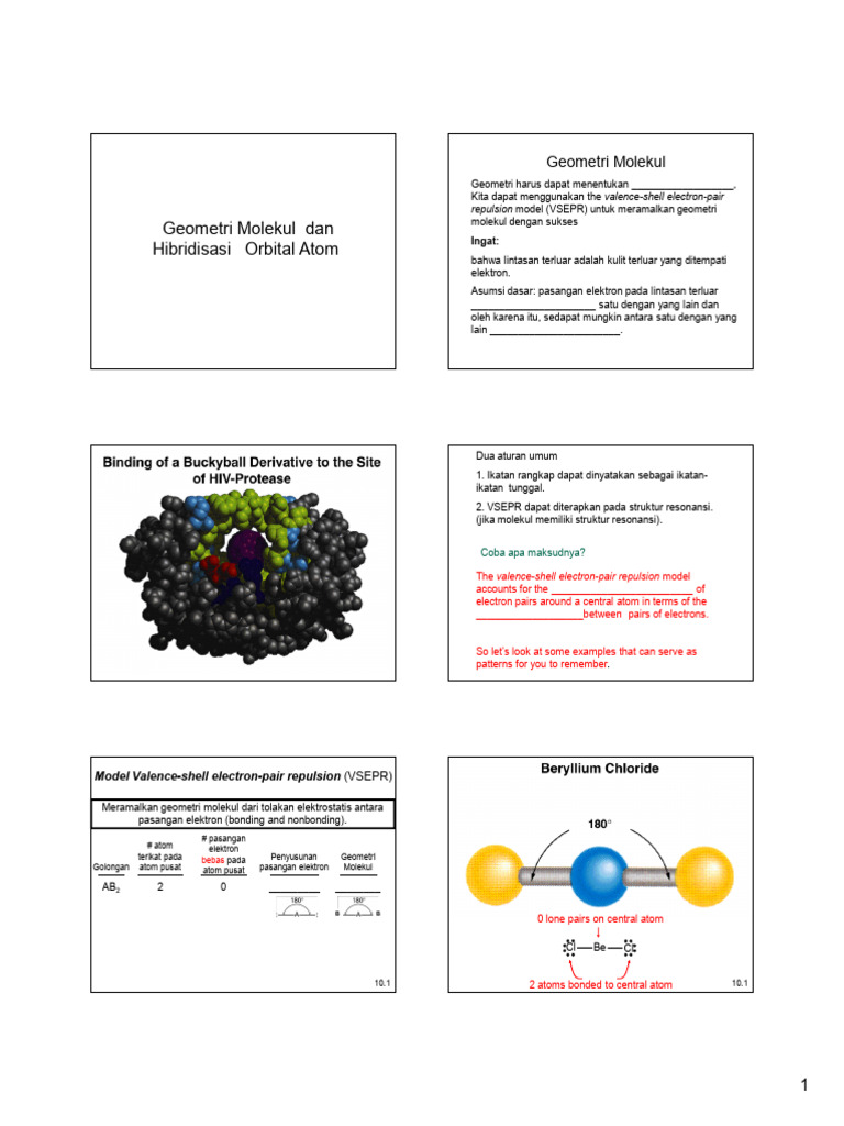 Geometri Molekul dan Model VSEPR | PDF