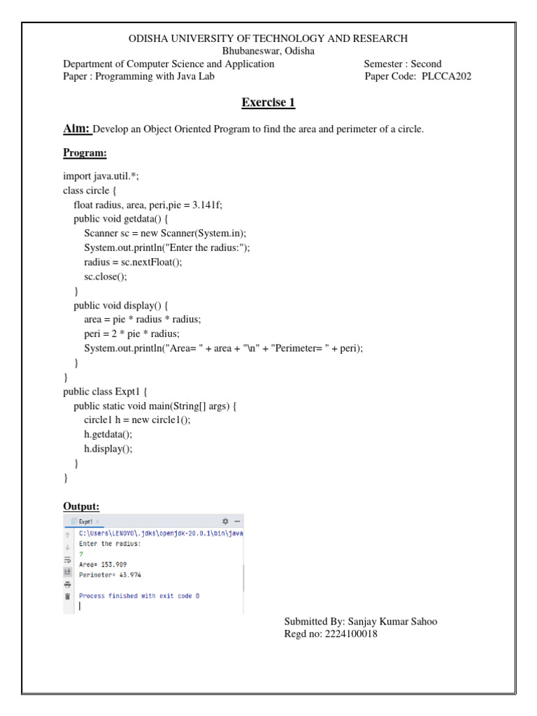 JavaLab Sanjay | Download Free PDF | String (Computer Science) | Computer Engineering